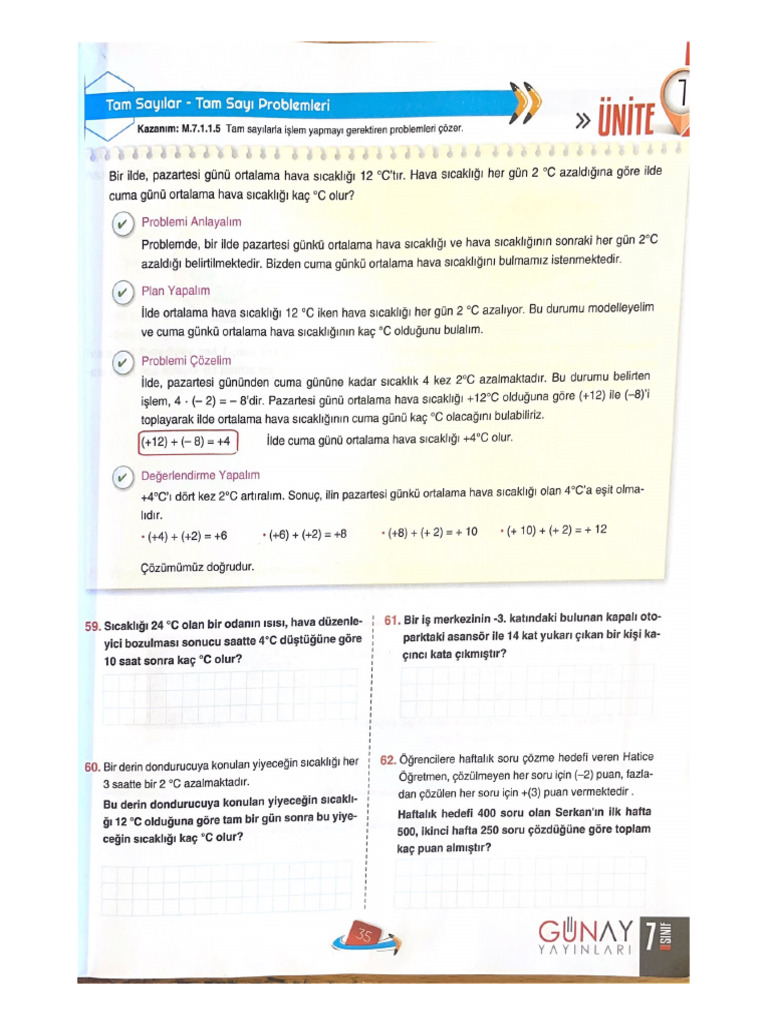 Tam Sayilar - Tam Sayi Problemleri | PDF