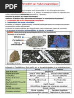 La Formation Des Roches Magmatiques Et Leur Relation | PDF | Magma | Granit