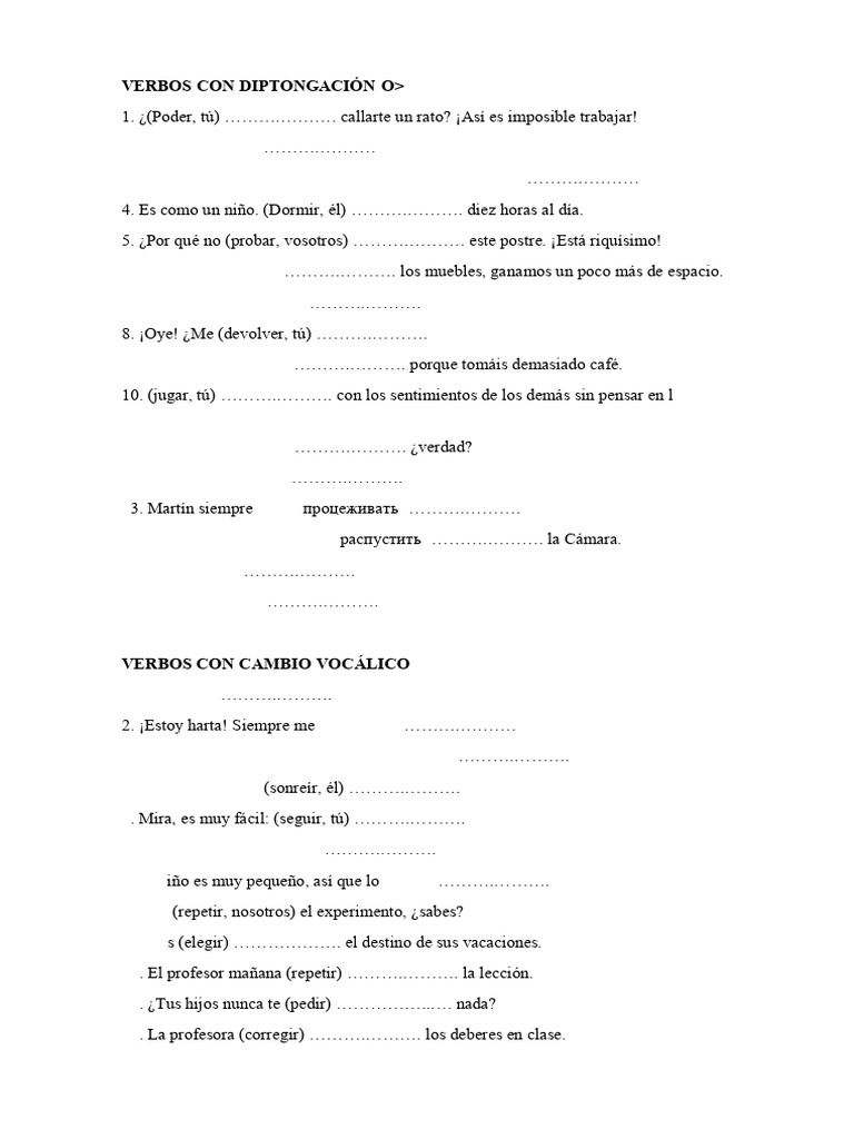 Verbos Irreg | PDF | Artes del lenguaje y disciplina