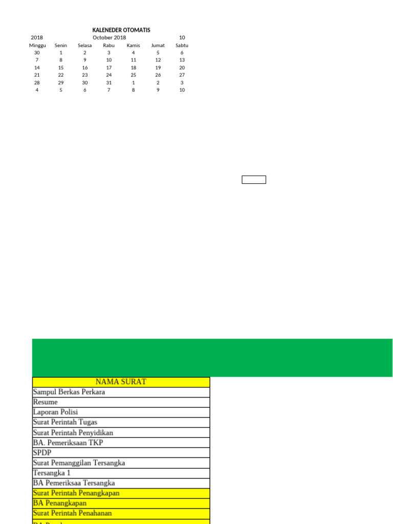 Penanggalan Berkas Fiz | PDF