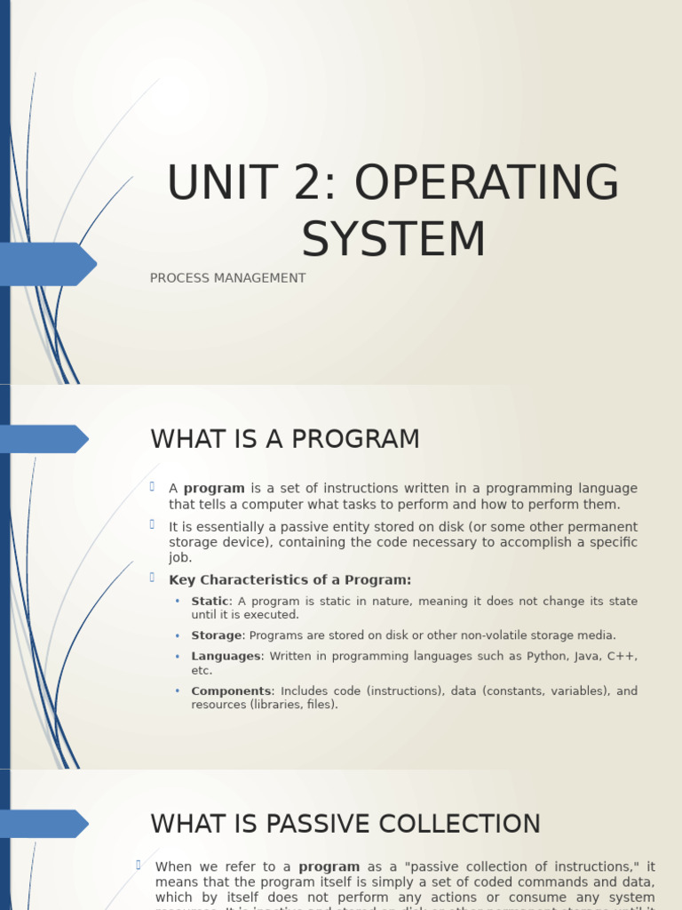 Operating System - Unit 2 | PDF | Process (Computing) | Scheduling (Computing)