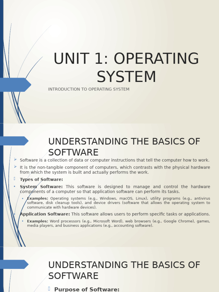 Operating System - Unit 1 | PDF | Operating System | Process (Computing)
