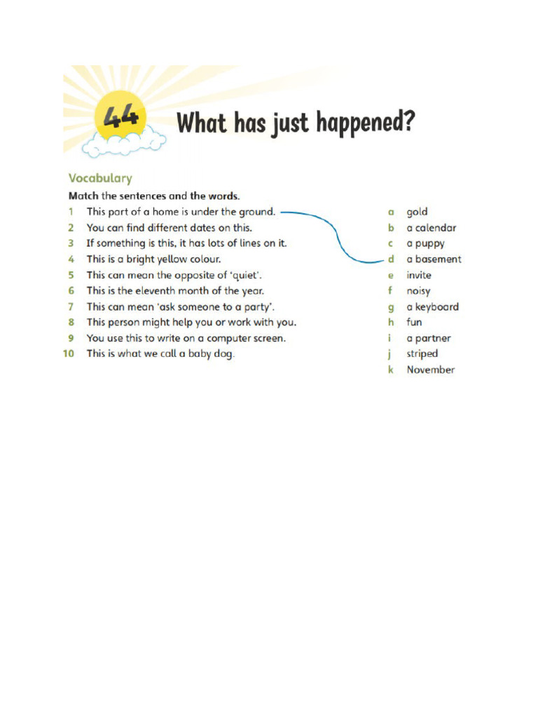 Unit 44 - What Has Just Happened | PDF