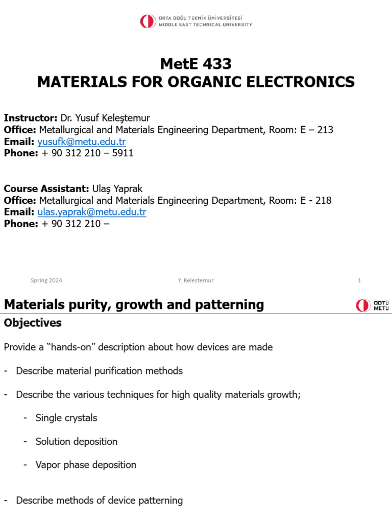 LectureNotes Week4 Spring2024 | PDF | Photolithography | Doping ...