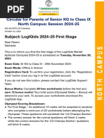 Logiqids Exam Overview 2024-25 | PDF