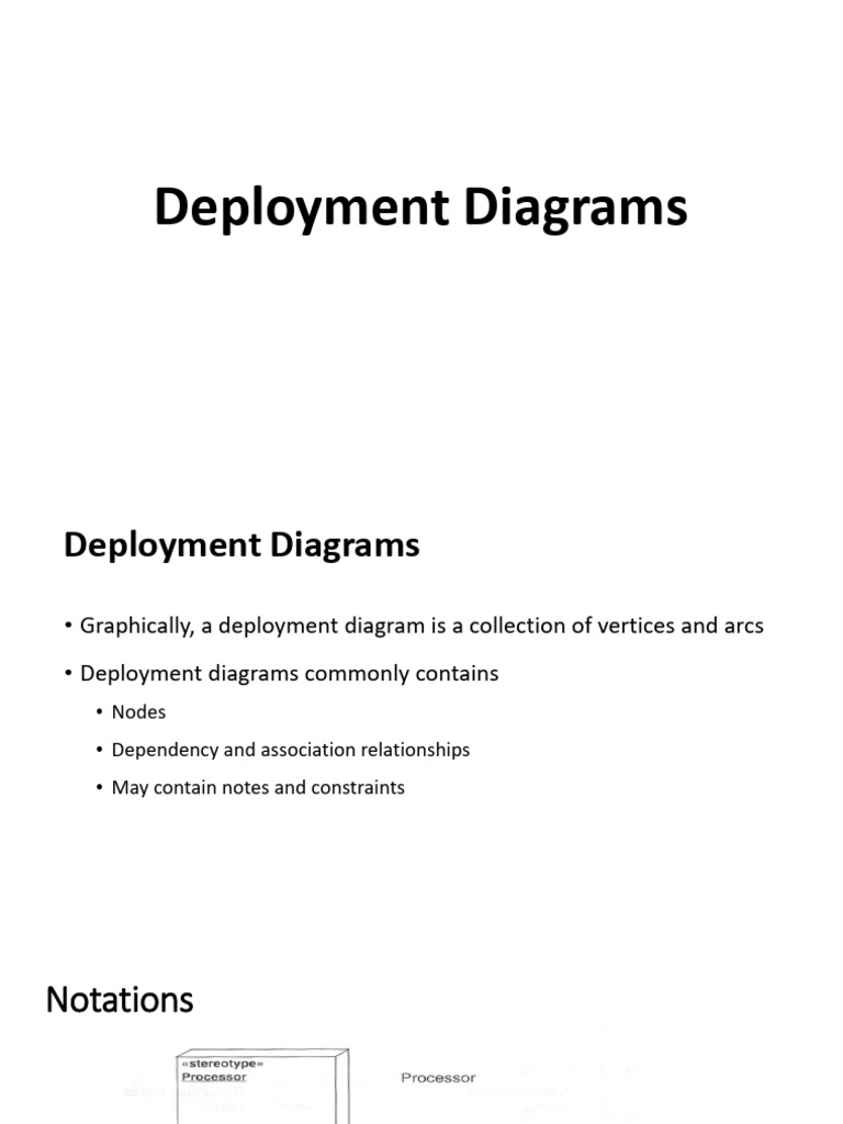Deployment Diagrams Guide | PDF