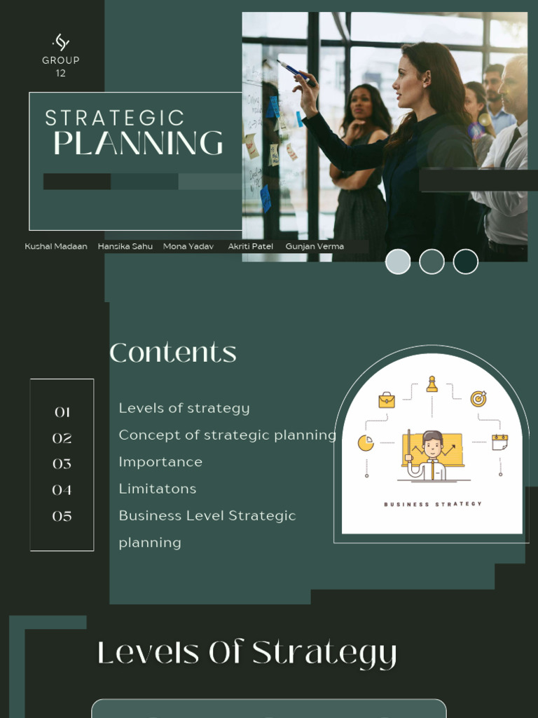 Strategic Planning Group 12 | PDF | Apple Inc. | Strategic Planning