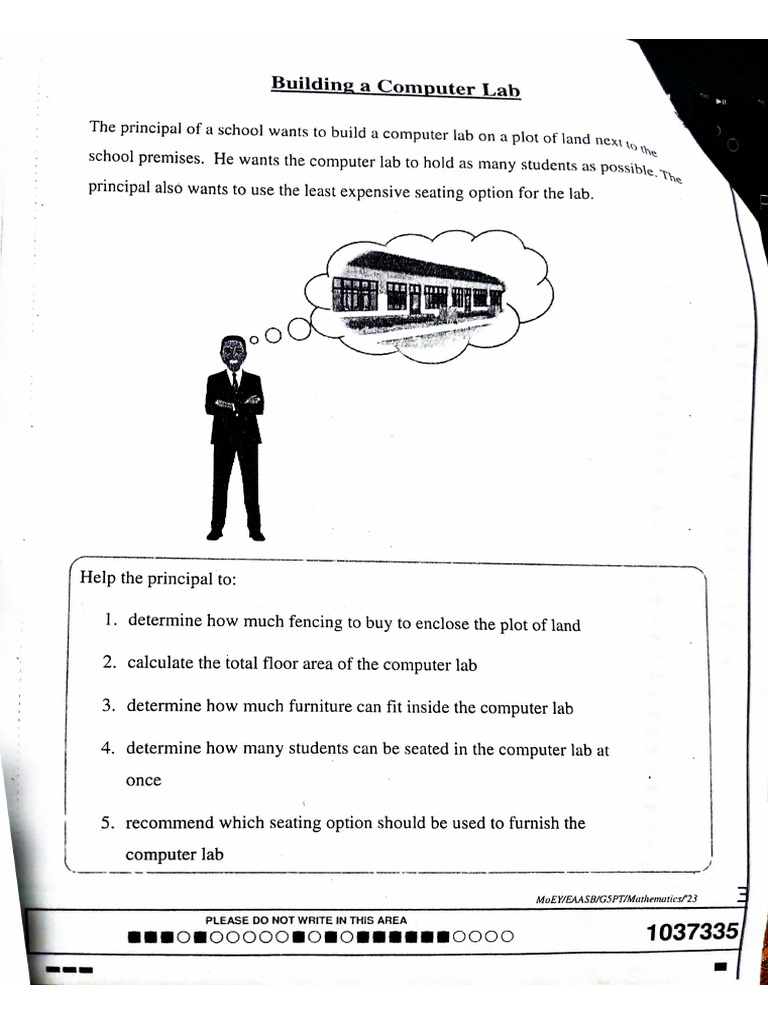 Grade 5 PEP Mathematics Performance Task - 2023 | PDF