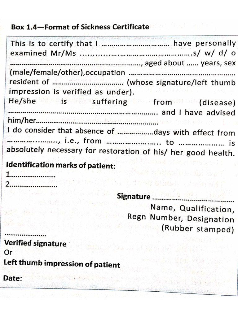 Death Certificate Format - For Non Institution (Hospital) Death | PDF