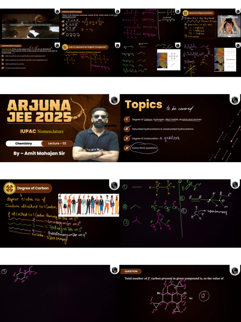 Organic Chemistry Iupac Lec 1to 10....... | PDF | Technology & Engineering