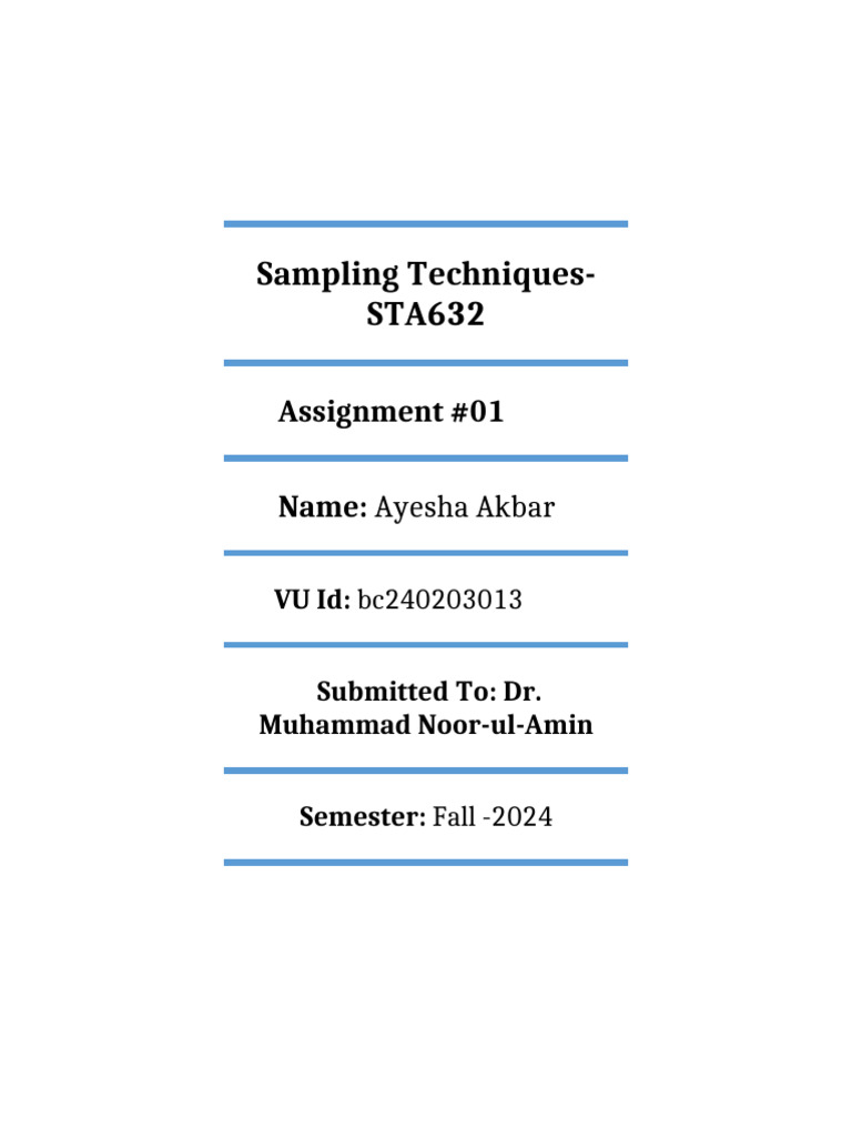 Sampling Techniques1 Pdf