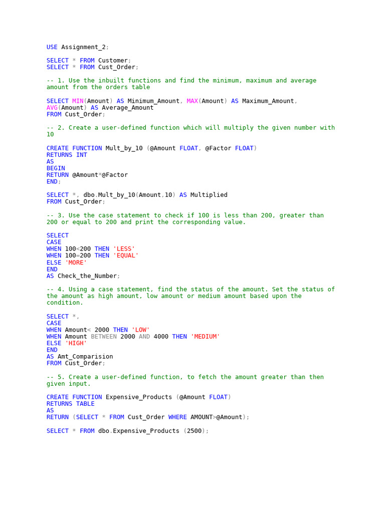 Assignment 4 | PDF | Computers