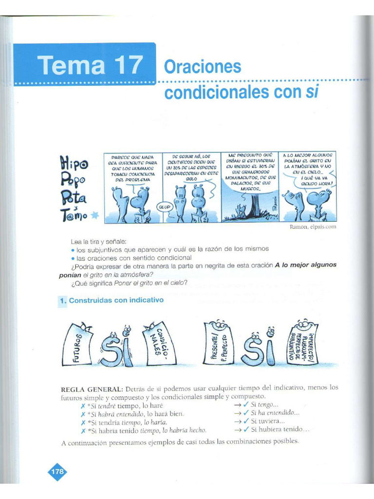 Oraciones Condicionales Con Si | PDF