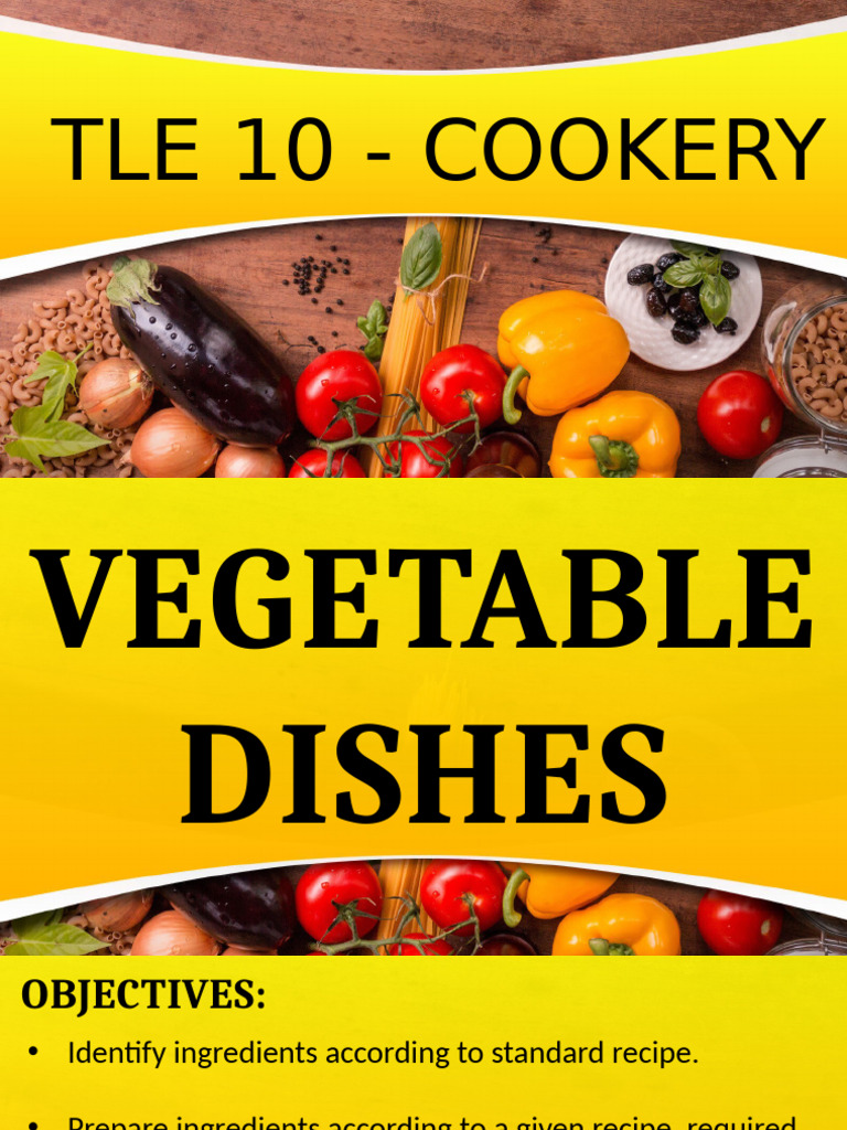 Tle10 L3 | PDF | Vegetables | Salad