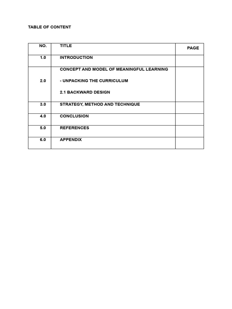 Meaningful Learning Pdf Learning Teachers