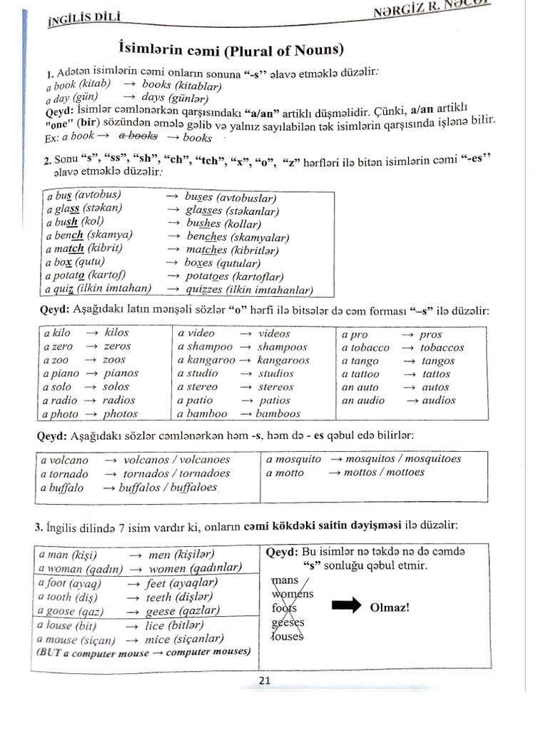 The Noun - Isim | PDF