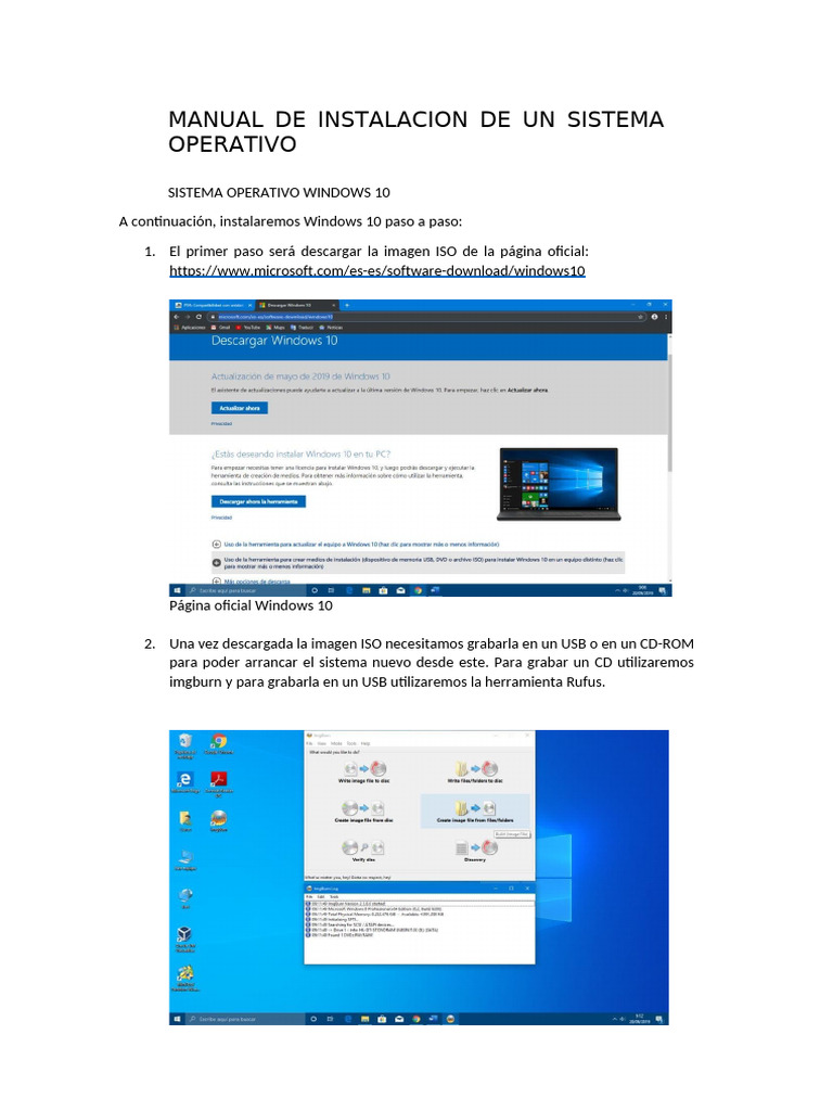 Instalación de Windows 10 Paso a Paso | PDF | Windows 10 | Arranque