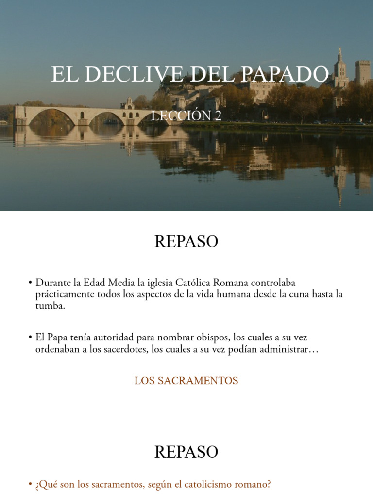 Declive del Papado en la Edad Media | PDF | Papa | Cristo (título)