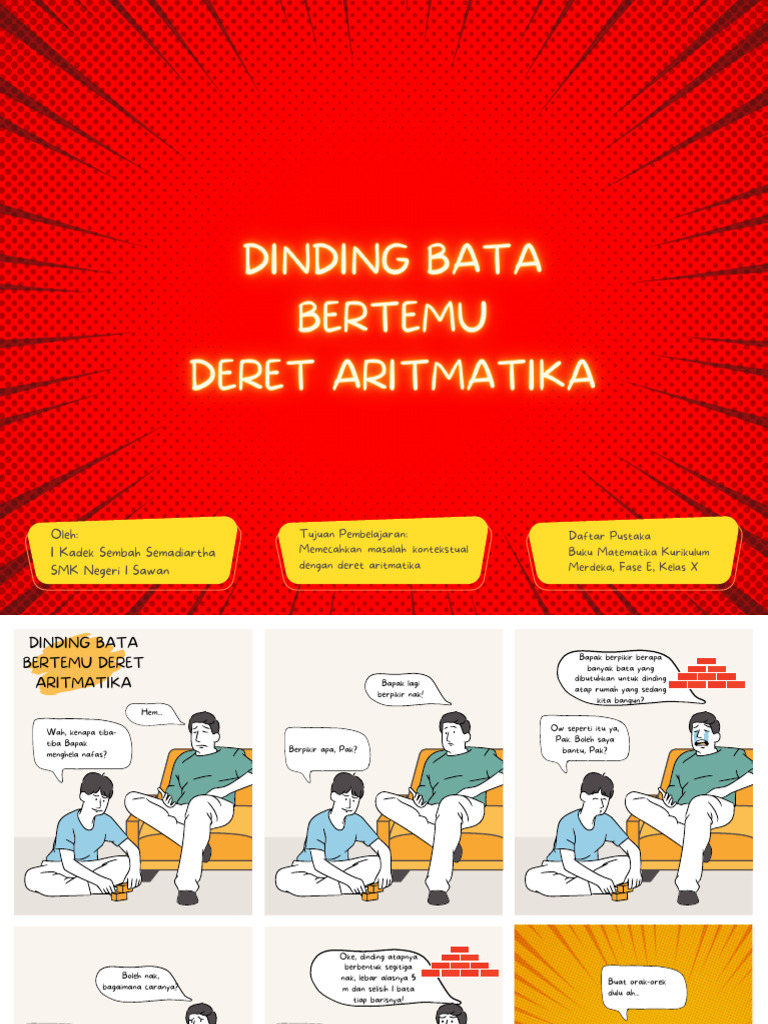 Komik - Dinding Bata Bertemu Deret Aritmatika - Compressed | PDF