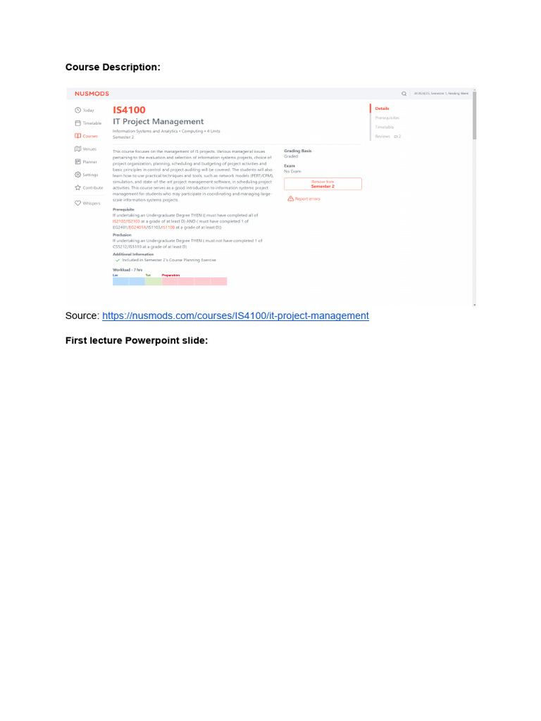 IS4100 Further Information | PDF | Project Management | Leadership