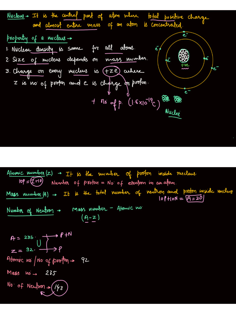 Short Notes Nuclei | PDF