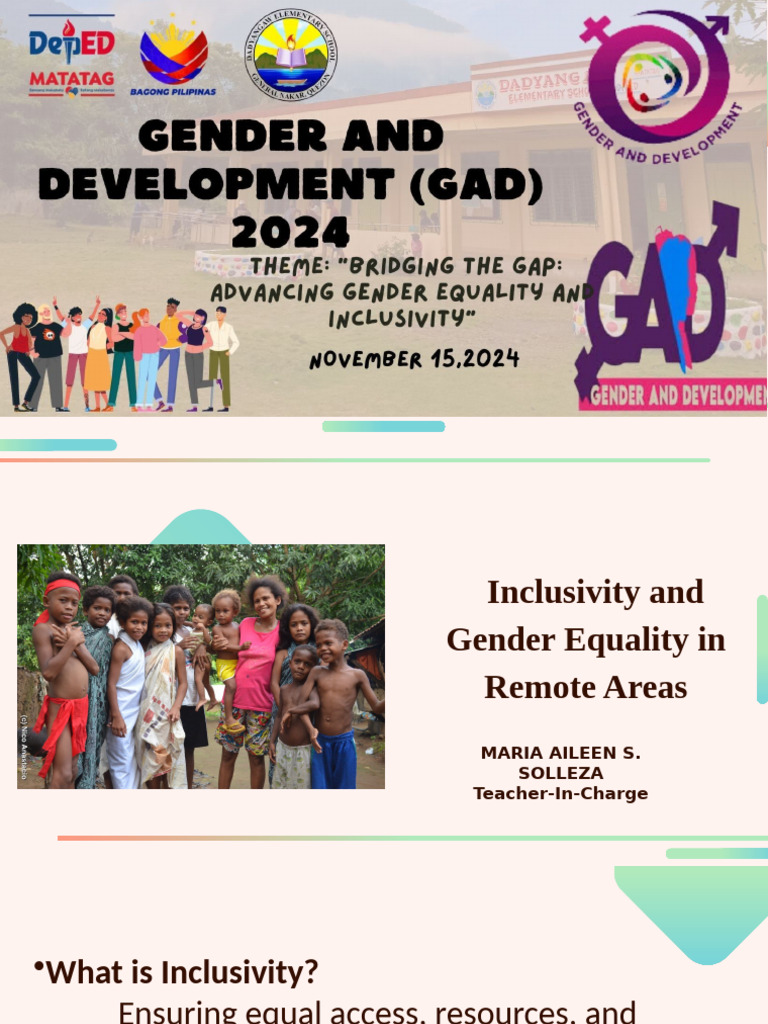 Gad Presentation | PDF | Social Exclusion | Poverty