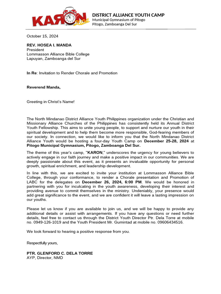 FINAL-Letter To LABC-FIRE-DOH | PDF | Mindanao
