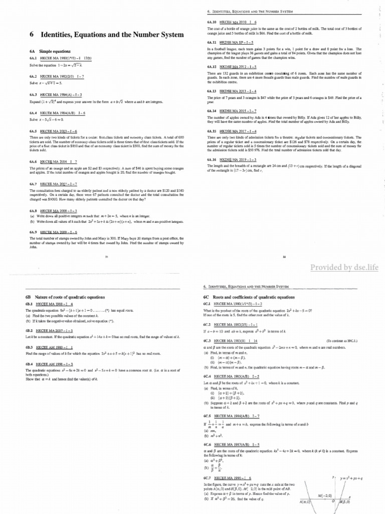 6 | PDF | Mathematical Concepts | Mathematical Objects