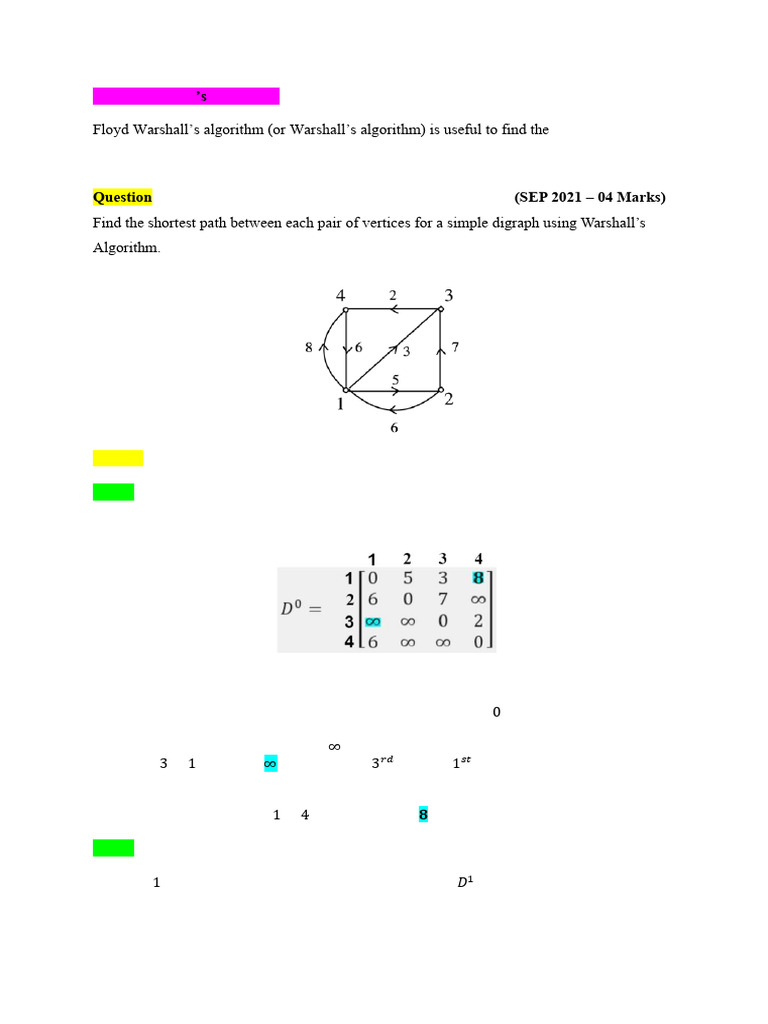 Part 3 - Graph Theory - Chapter 1 - Unit 5 | PDF | Graph Theory | Discrete Mathematics