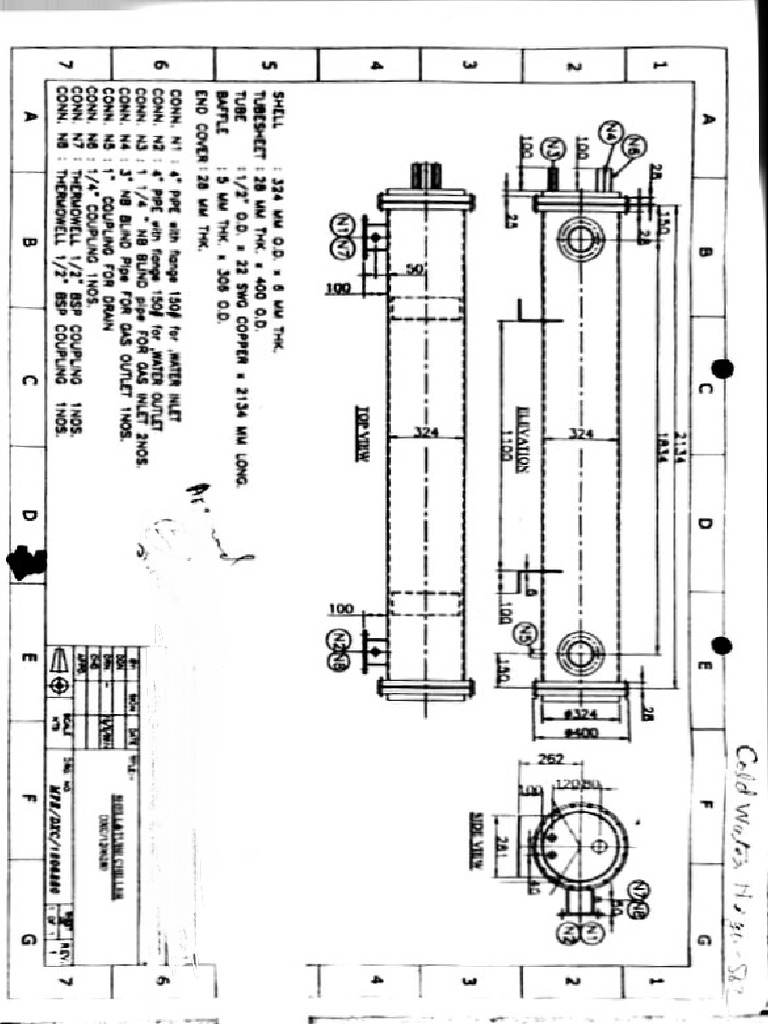 Chiller Drawing | PDF