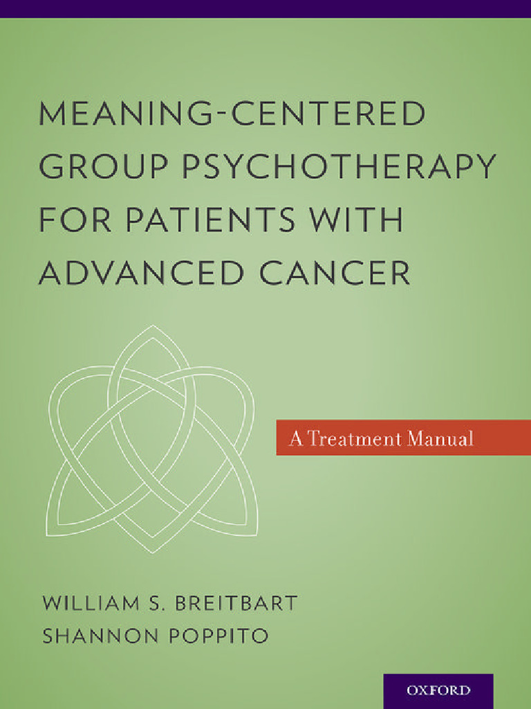 2014 Meaning Centered Group Psychotherapy For Patients With Advanced ...