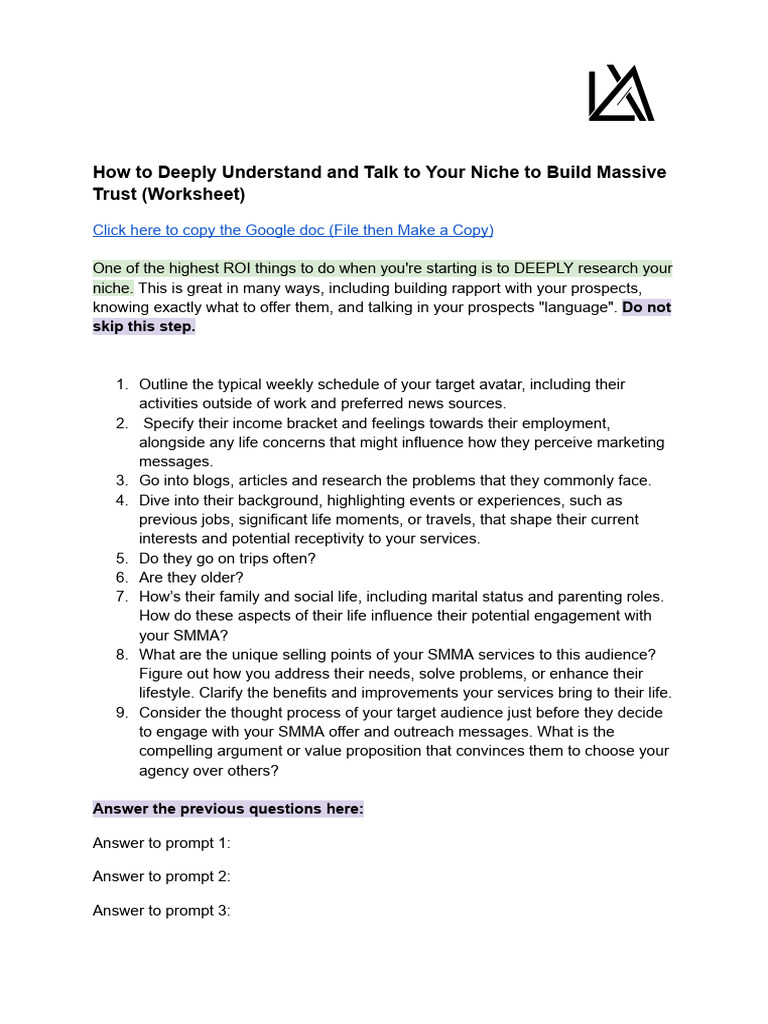 How To Deeply Understand and Talk To Your Niche To Build Massive Trust ...