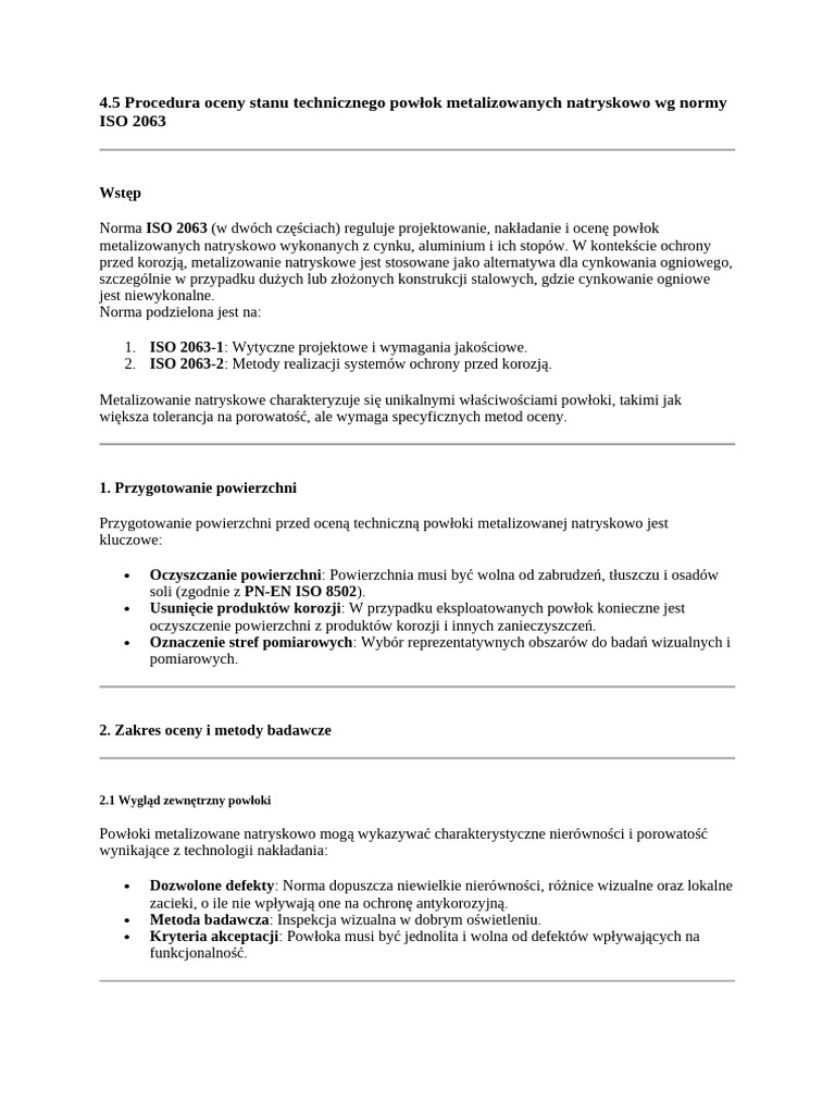 Ocynk Natrysk ISO 2063 | PDF