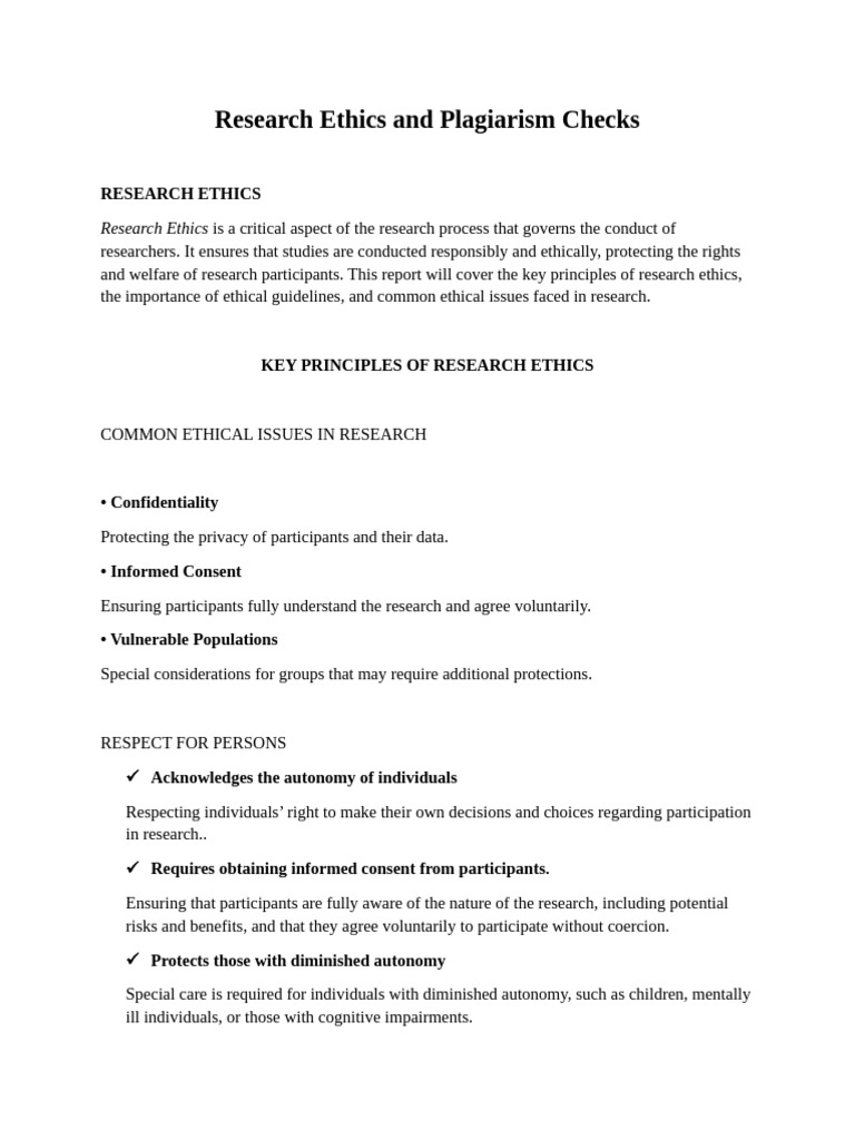 Research Ethics for Future Scholars | PDF | Plagiarism | Informed Consent