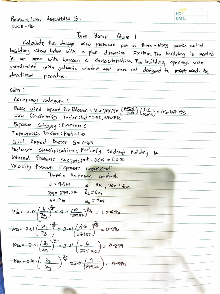 Take Home Quiz 1 | PDF