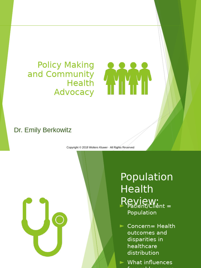 Policy and Health Advocacy | PDF | Policy | Social Programs