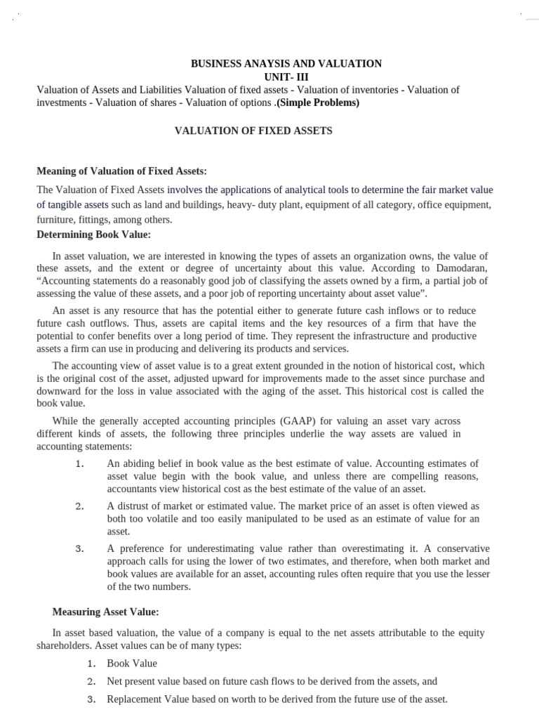 Business Valuation Tutorials - III | PDF | Discounted Cash Flow | Valuation (Finance)