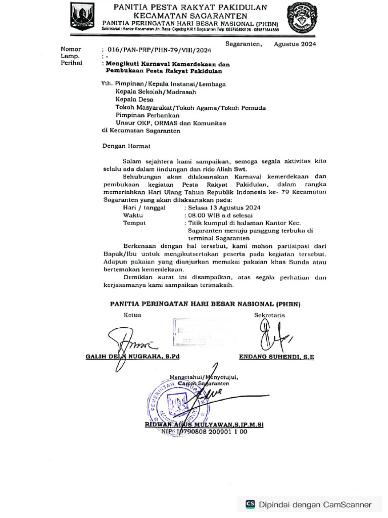 Undangan Karnaval | PDF