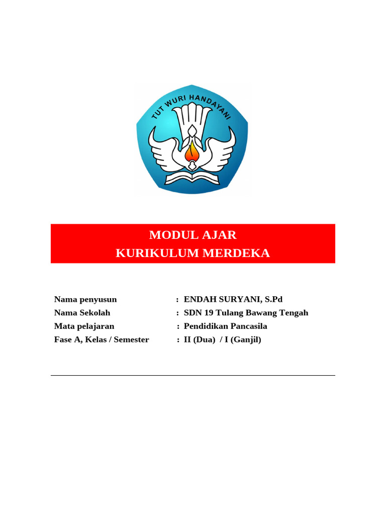 Modul Ajar Kelas 2 PKN | PDF | Karier & Perkembangan