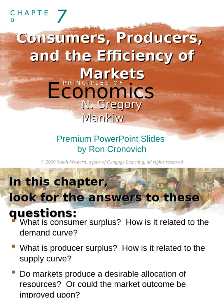 Princ Ch07 Presentation | PDF | Economic Surplus | Market (Economics)