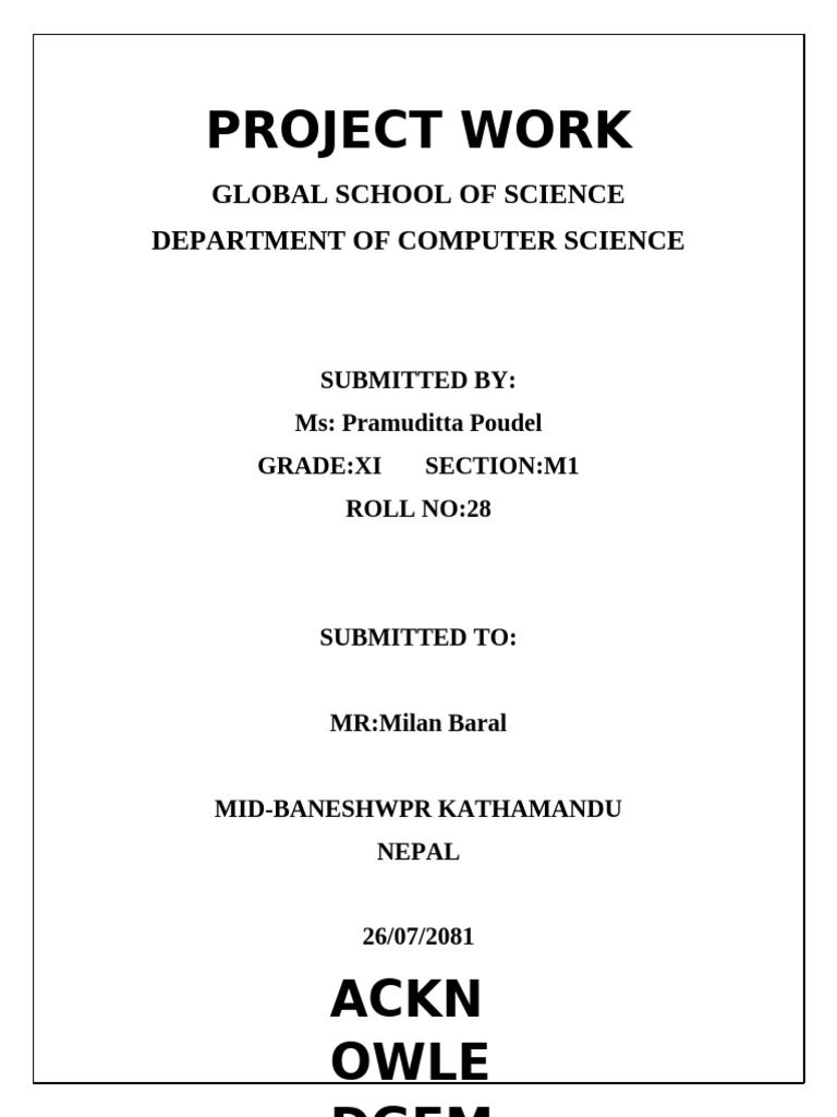 PROJECT WORK | PDF | Logic Gate | Byte
