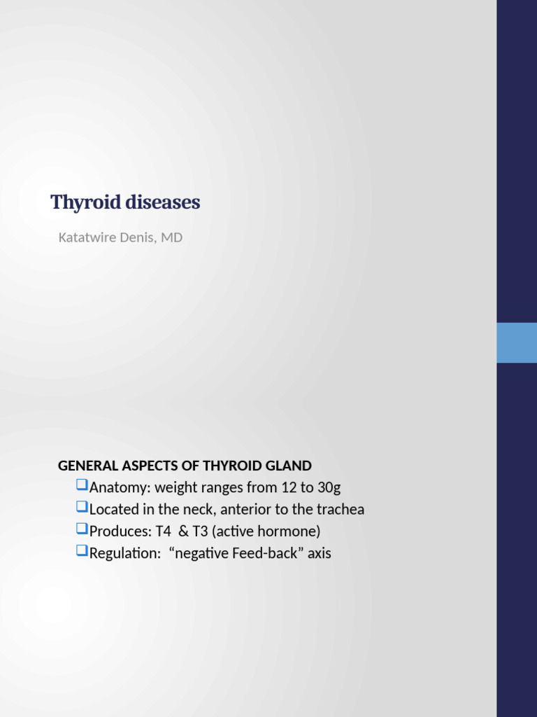 Thyroid Diseases | PDF | Hyperthyroidism | Thyroid