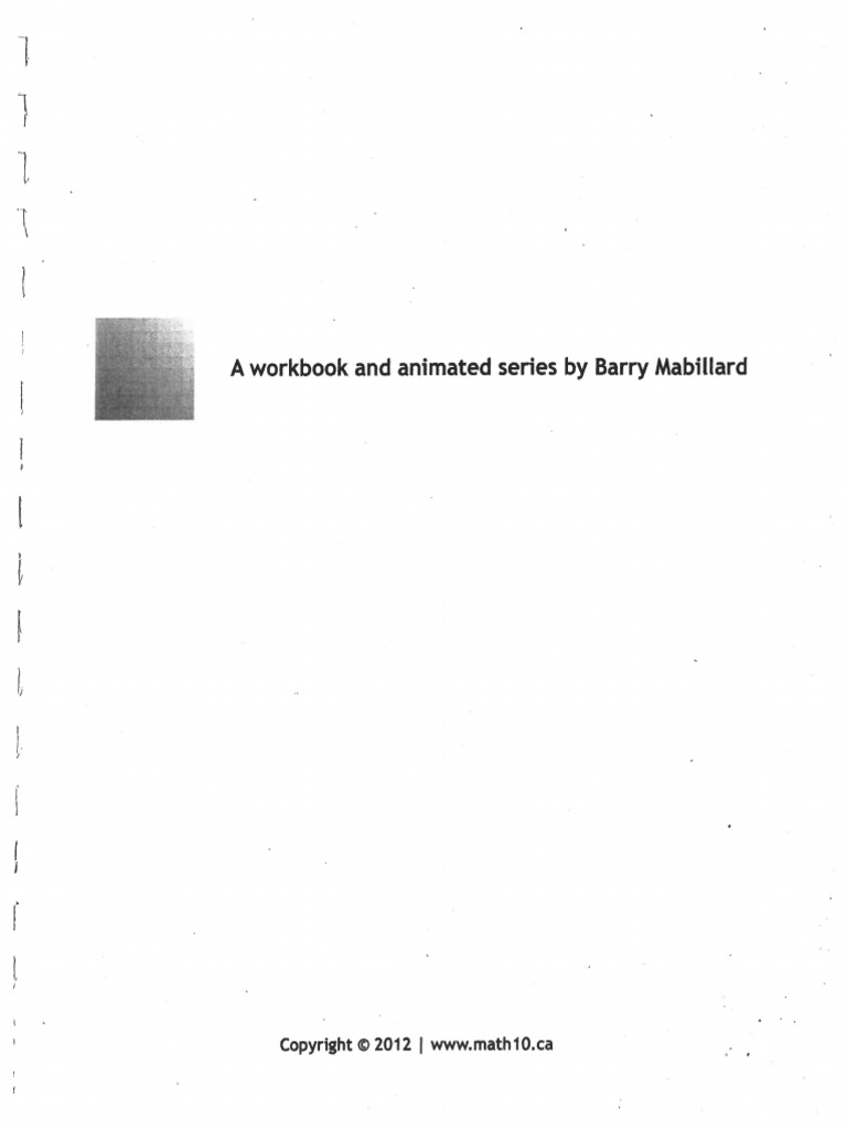 Math 10 Workbook | PDF