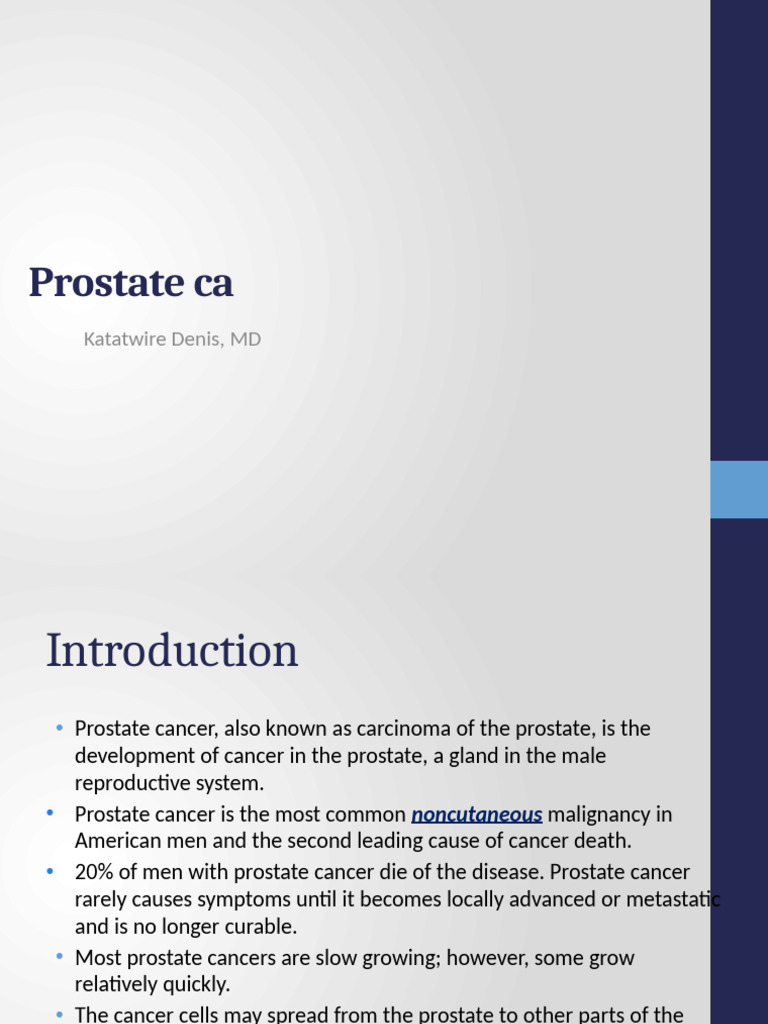 Prostate Ca | PDF | Prostate Cancer | Prostate