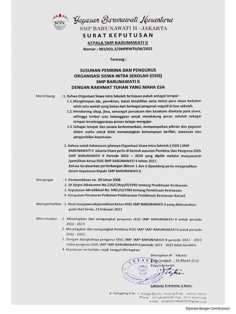 Osis 2022-2023 | PDF