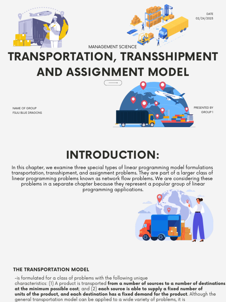 Transportation And Transshipment Pdf Linear Programming Mathematical Analysis