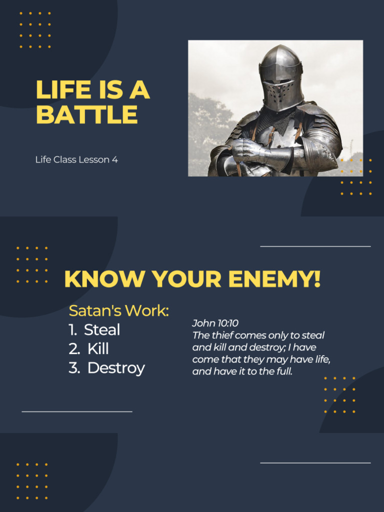 Life Is A Battle | PDF