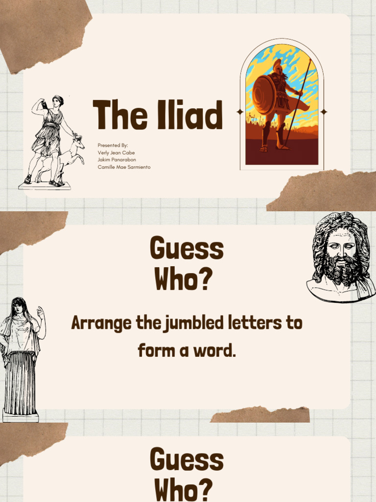 The Iliad: Key Characters and Events | PDF | Hector | Trojan War