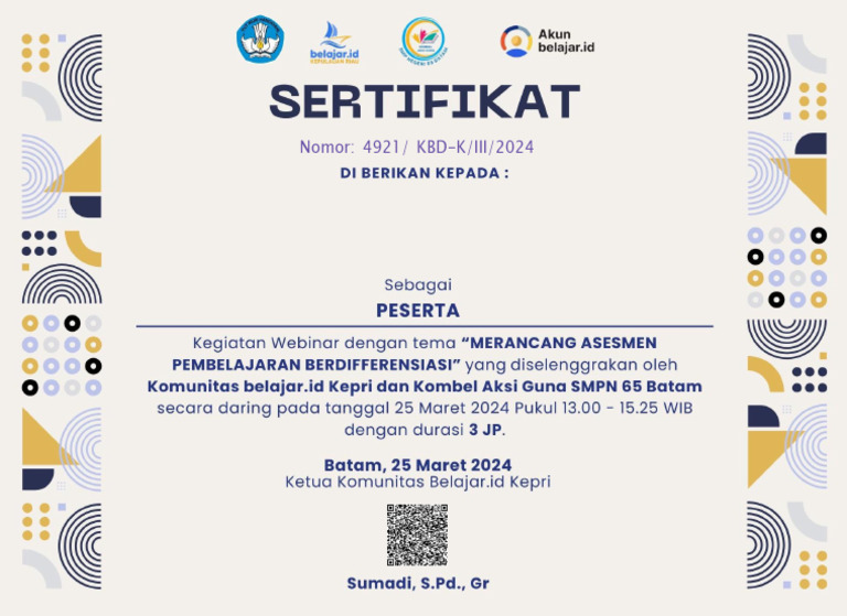 Sertifikt Jami 2 | PDF