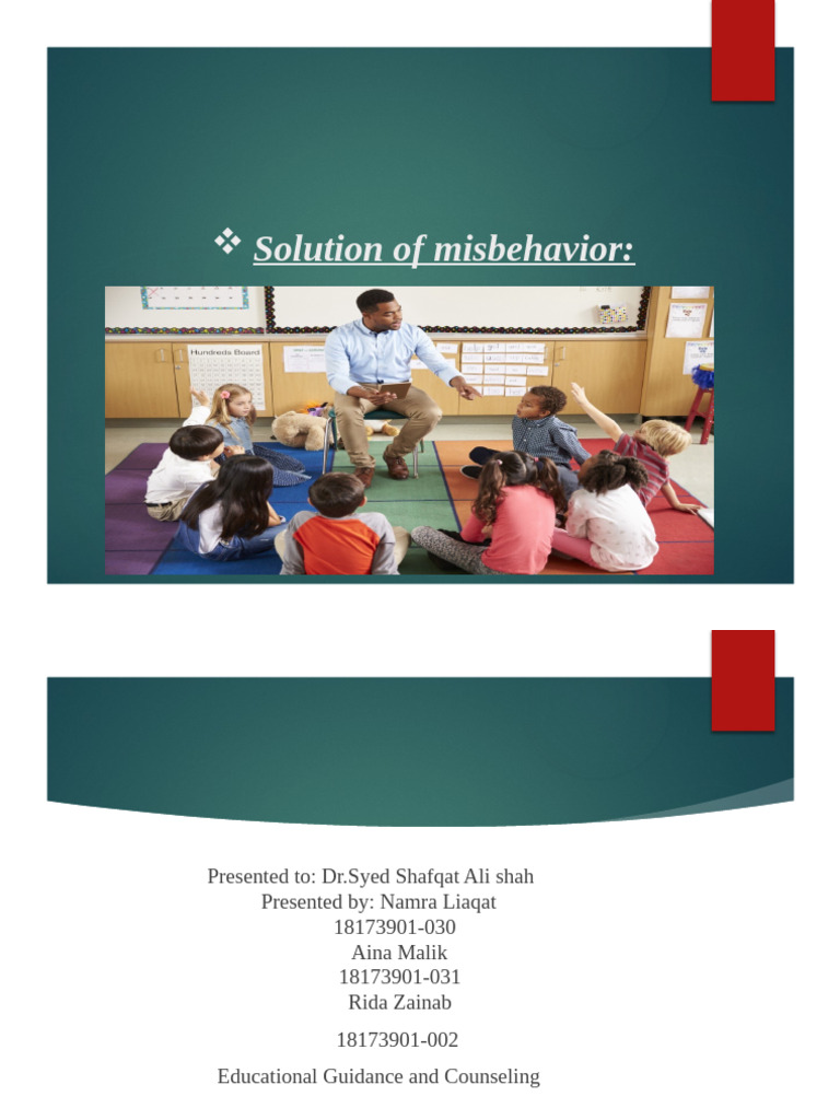 Educational Guidance & Counseling | PDF | Classroom | Teachers